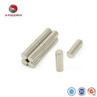 China N52 Grade 12000 Gauss Cylindrical Bar Neodymium Magnet for Sensor Applications for sale