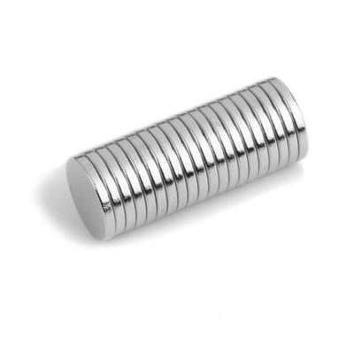 China 20 Year Custom Neodymium Disc Magnet 10mm x 2mm for High Temperature Applications for sale