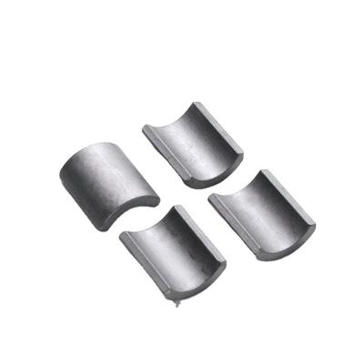 China Customized Ferrite Ceramic Arc Tile Magnet with Moulding Service Air Condition Fan for sale
