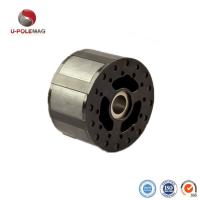 China Customized Ferrite Ceramic Arc Tile Magnet with Moulding Service Air Condition Fan for sale