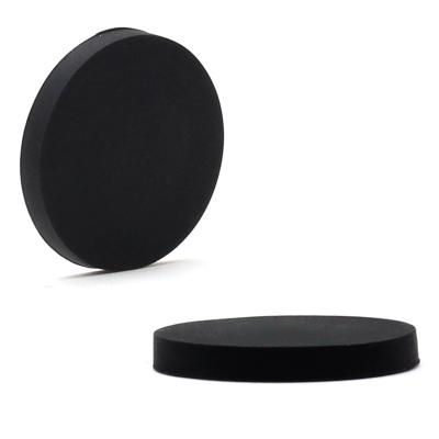 China Waterproof Black Rubber Coated Round N52 Neodymium Magnets for Industrial Applications for sale
