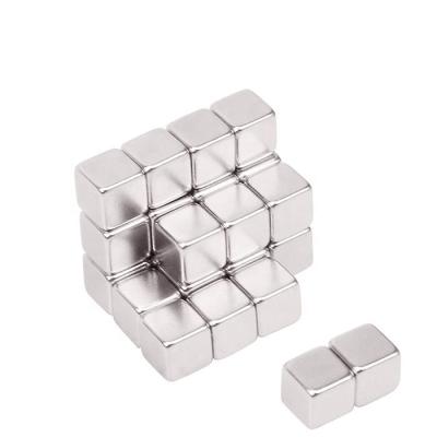 China NdFeB Grade Custom N52 Cube Magnet for Environment Management Systerm ISO14001 2004 for sale