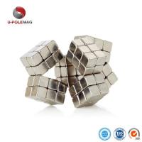 China NdFeB Grade Custom N52 Cube Magnet for Environment Management Systerm ISO14001 2004 for sale