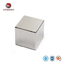 China 1'' Industrial Permanent Nickel Strong Neodymium N52 Block Magnet with Tolerance ±0.1mm for sale