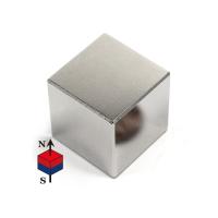 China Permanent Magnet N42 50x50x25 Neodymium Square Cylinder for Industrial Applications for sale