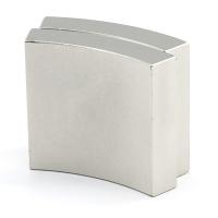 China Customize Grade ±0.05mm Tolerance Neodymium Arc Segment Magnet for Wind Generators for sale