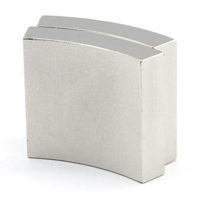 China Customize Grade ±0.05mm Tolerance Neodymium Arc Segment Magnet for Wind Generators for sale