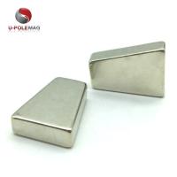 China 34.66g Grade NdFeB High Temperature 150 Centigrade 48SH NdFeB Magnets with Trapezoid Shape for sale