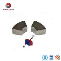 China Custom Neodymium Permanent Wedge Tapered Magnet with /-0.05mm Tolerance and Size for sale