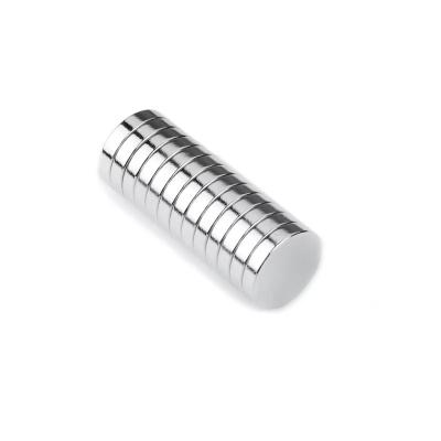 China Nickel Coated N52 Neodymium Disc Magnet 10mm x 2mm for Optimal Industrial Performance for sale