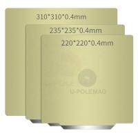China Flexible and Durable 3D Printer PEI Spring Steel Sheet Frosted Magnetic Base Included for sale