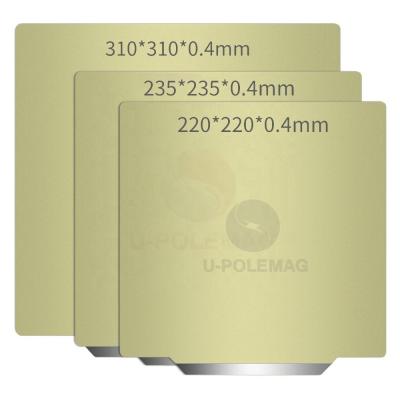 China Flexible and Durable 3D Printer PEI Spring Steel Sheet Frosted Magnetic Base Included for sale