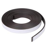 China Customizable Flexible Strip Magnets Single Sided Multipole Rubber Magnet 3M Adhesive for sale