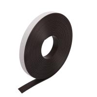 China Customizable Flexible Strip Magnets Single Sided Multipole Rubber Magnet 3M Adhesive for sale