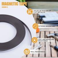 China DIY Projects Made Easy with 3M Adhesive Flexible Strip Magnets Bending Service Included for sale