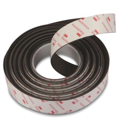 China ISO9001 2008 Certified 1m 10x1.5mm Neodymium Magnetic Adhesive Tape Flexible and Easy for sale