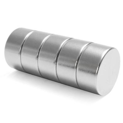 China Industrial N52 D20x20mm Neodymium Disc Magnet with Axial Magnetism Direction and Best for sale