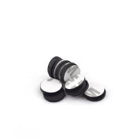 China DIY Crafts Multi-functional Customized Logo Dia20 2mm Round Rubber Magnet with Adheshive for sale