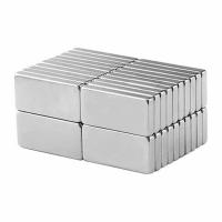 China Max Working Temperature 80°C N52 Neodymium Magnets with Ni Coating 50 x 25 x 15 mm for sale