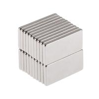 China Max Working Temperature 80°C N52 Neodymium Magnets with Ni Coating 50 x 25 x 15 mm for sale