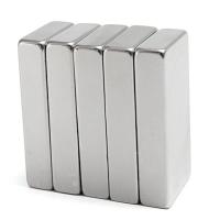 China Max Working Temperature 80°C N52 Neodymium Magnets with Ni Coating 50 x 25 x 15 mm for sale