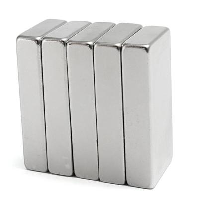 China 80°C Max Working Temperature Neodymium Magnet 50x10x5 for Generator Magnetic Bar Block for sale