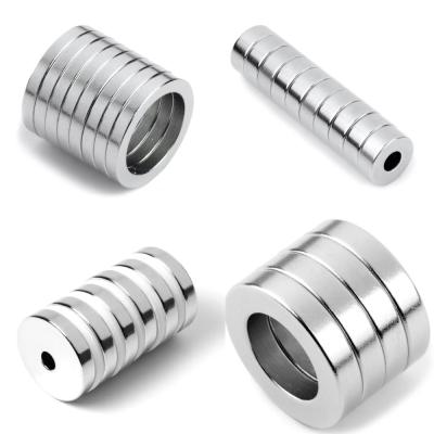 China 15-20 Days Sample Lead Time Silver Coating N52 NdFeB Magnet Arc Block Ring Disc Magnet for sale
