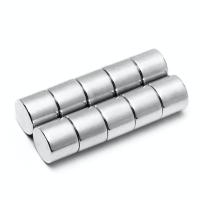 China High Strength 12mm N52 Neodymium Magnet Disc in Block Shape with Black Epoxy Coating for sale