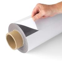 China Rubber Magnet Grade Magnetic Roll Matte White Glossy PVC Vinyl Flexible Magnetic Film for sale