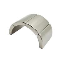 China N42 NdFeB Arc Segment Permanent Magnet for Wind Turbine Rotor Generators for sale