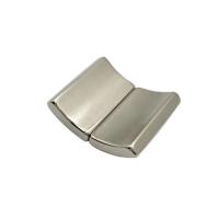 China N42 NdFeB Arc Segment Permanent Magnet for Wind Turbine Rotor Generators for sale