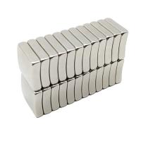 China N42 NdFeB Arc Segment Permanent Magnet for Wind Turbine Rotor Generators for sale