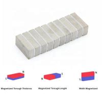 China Cutting Service SmCo Rectangular Magnets 5-16mm Extreme Strength Magnetic Block Bar for sale
