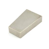 China Customized Size N48 Neodymium Trapezoid Magnet for Temperature Vibrator Wind Generator for sale