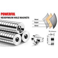 China Industrial And Scientific N40 Neodymium Countersunk Ring Magnet with Hole Holding Magnet for sale