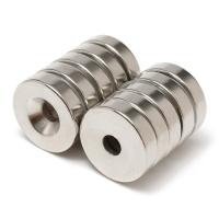 China Industrial And Scientific N40 Neodymium Countersunk Ring Magnet with Hole Holding Magnet for sale