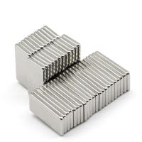 China Nickel Coated N52 High Br Neodymium Magnet Rectangular Shape Super Power NdFeB Block Magnets for sale