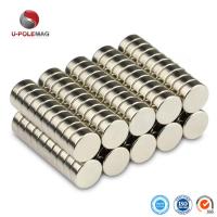 China Mini Round Neodymium Disc Magnet D10 N35 N52 Gold Coating for Cutting Efficiency for sale