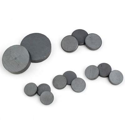 China No Grade or Special Request Y30 Ceramic Ferrite Flat Round Disc Magnet Strong One Side for sale