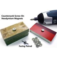 China Real Grade N35-N52 Screw on Countersunk Neodymium Magnets for Industrial Applications for sale