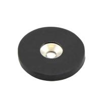 China Waterproof Magnetic Base NdFeB Disc Magnet with Rubber Coating and Custom Sizes for sale
