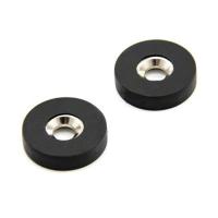 China Waterproof Magnetic Base NdFeB Disc Magnet with Rubber Coating and Custom Sizes for sale
