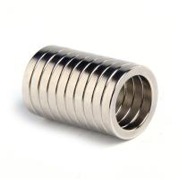 China Industry N52 NdFeB Magnet with Hole Ring Neodymium Magnet Tolerance ±0.05 Permanent for sale