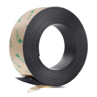 China Flexible Neodymium Magnet Tape 30x1.5mm with Permanent Adhesive and Cutting Service for sale