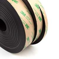 China Flexible Neodymium Magnet Tape 30x1.5mm with Permanent Adhesive and Cutting Service for sale
