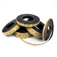 China Flexible Neodymium Magnet Tape 30x1.5mm with Permanent Adhesive and Cutting Service for sale