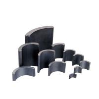 China Affordable and Durable Permanent Ferrite Arc Ceramic Magnets for Motor Applications for sale