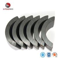 China Affordable and Durable Permanent Ferrite Arc Ceramic Magnets for Motor Applications for sale