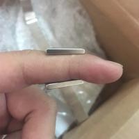 China Rectangular Thin Magnet 20x10x3mm 3.3kg Force for Max Working Temperature 80 Centigrade for sale