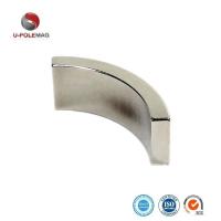 China Industrial Magnet Precise Tolerance /-0.05mm Super Strong Arc Shape Permanent Neodymium Electric Motor Magnet for sale